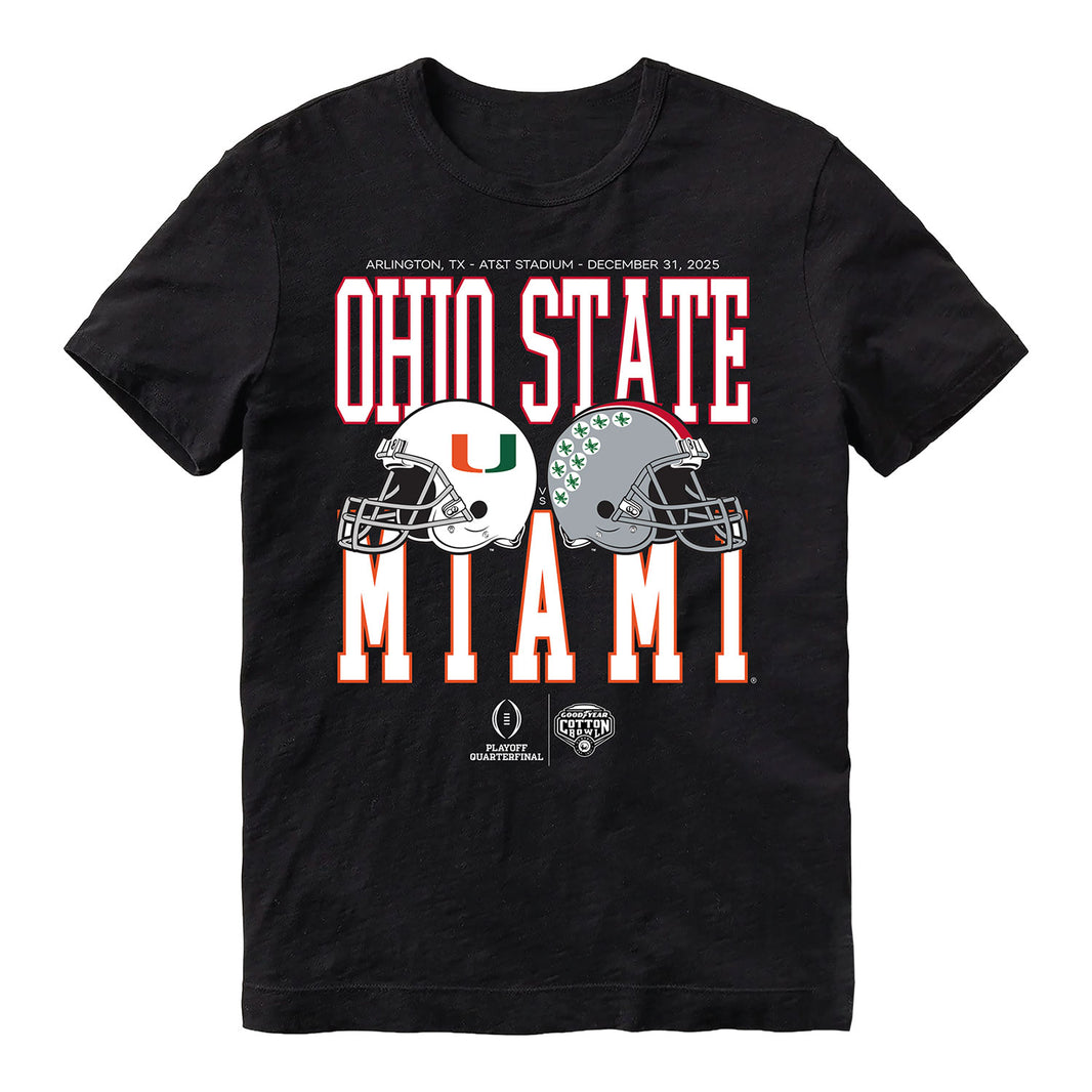 2026 Peach Bowl Matchup T-shirt – College Football Playoff Shop